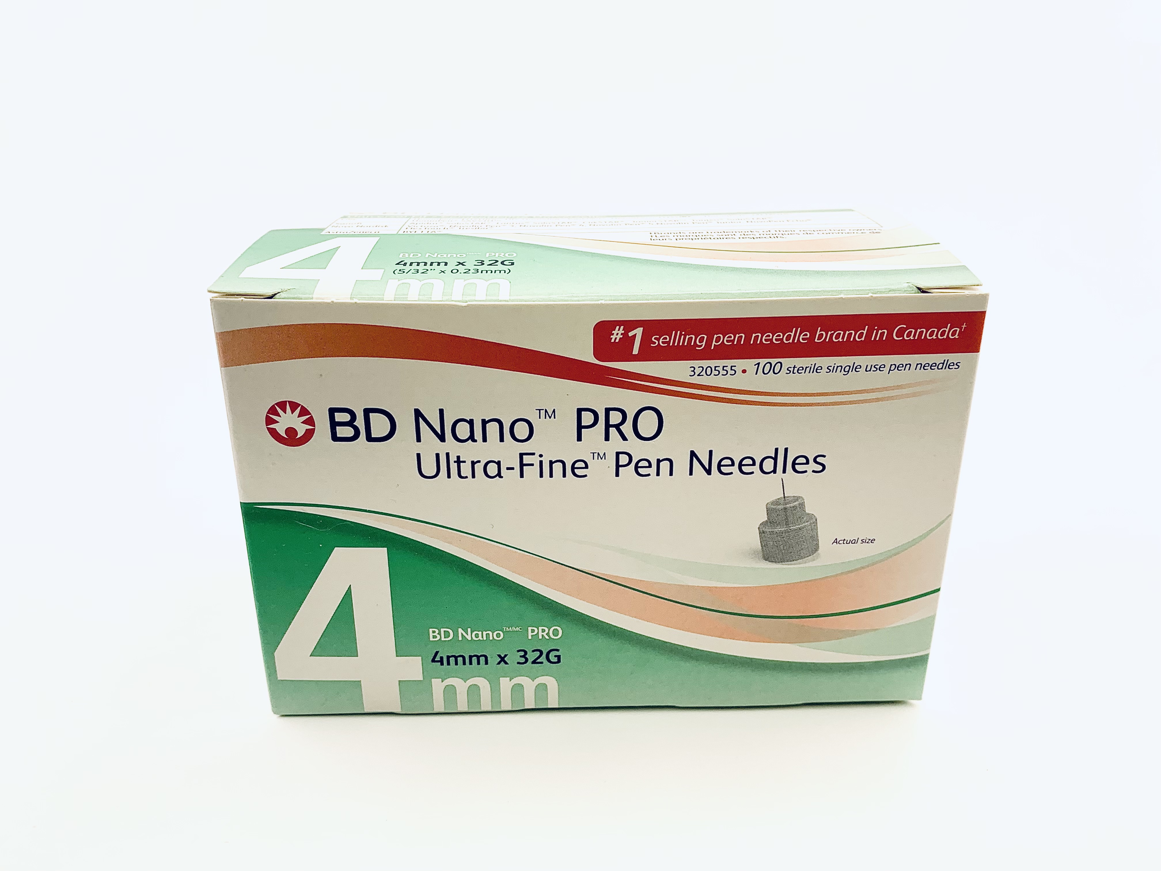 Shop BD Nano Pro 4mm x 32G Insulin Needle Tips | Richmond Square Pharmacy